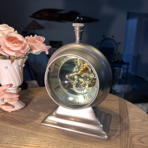 unbranded | Wall Decor | Silver Skeleton Nautical Clock With ...